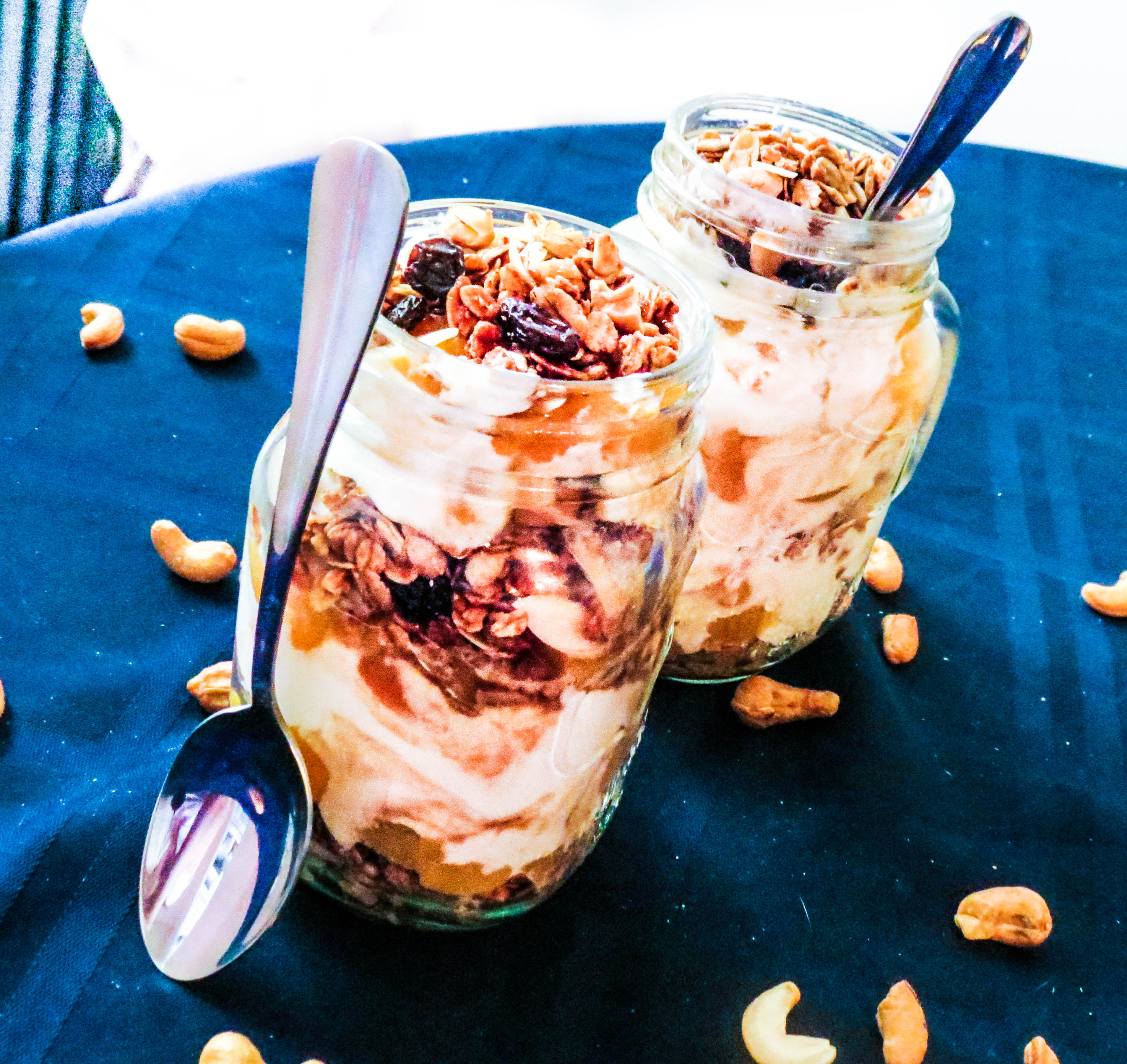Peaches and Apricots Yogurt Parfaits - Olivia's Cuisine