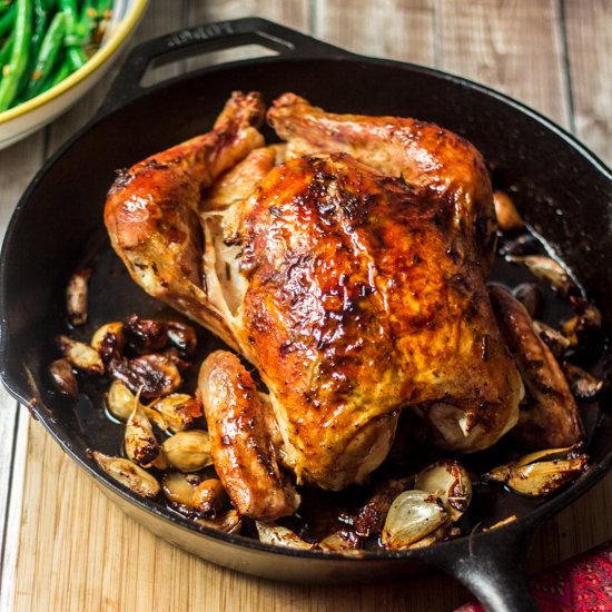 Roasted Chicken with 40 Cloves of Garlic - Olivia's Cuisine