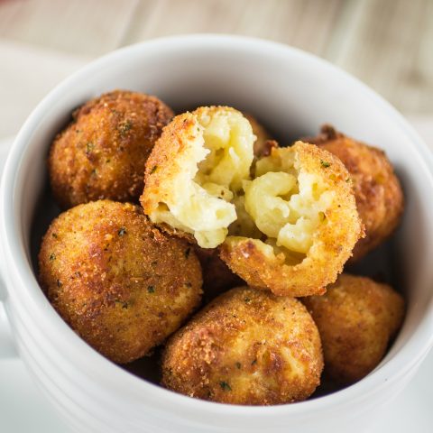 Fried Mac and Cheese Balls - Olivia's Cuisine