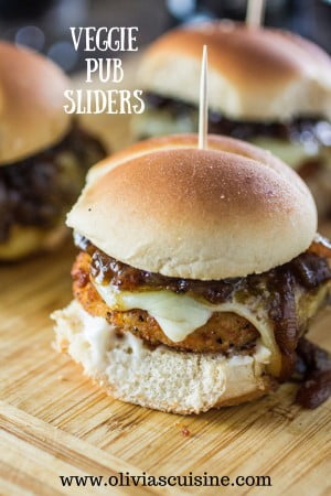 Veggie Pub Sliders - Olivia's Cuisine