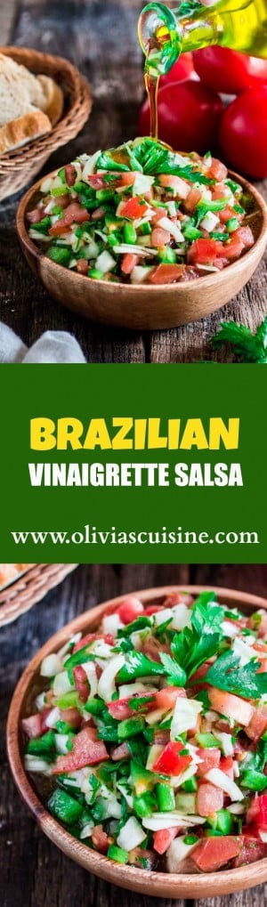 Brazilian Vinaigrette Salsa - Olivia's Cuisine