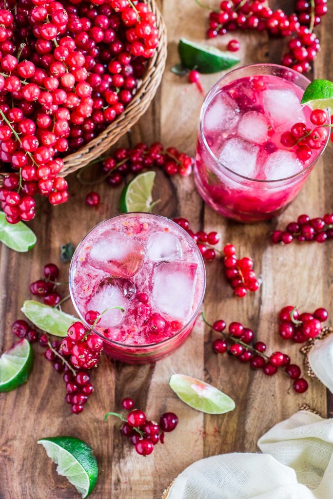 Red Currant Caipirinha - Olivia's Cuisine