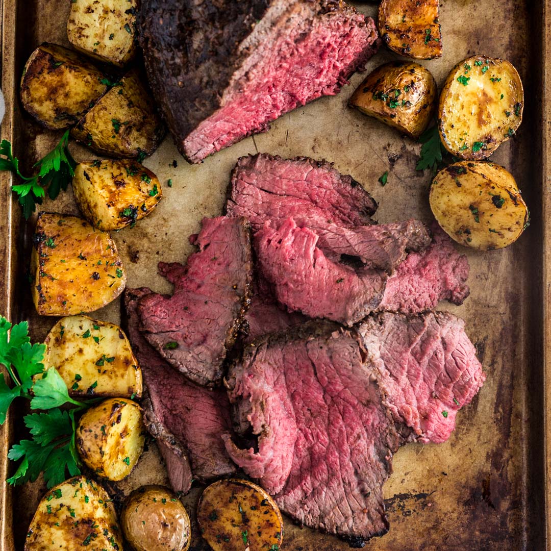 Balsamic Mustard Roast Beef - Olivia's Cuisine