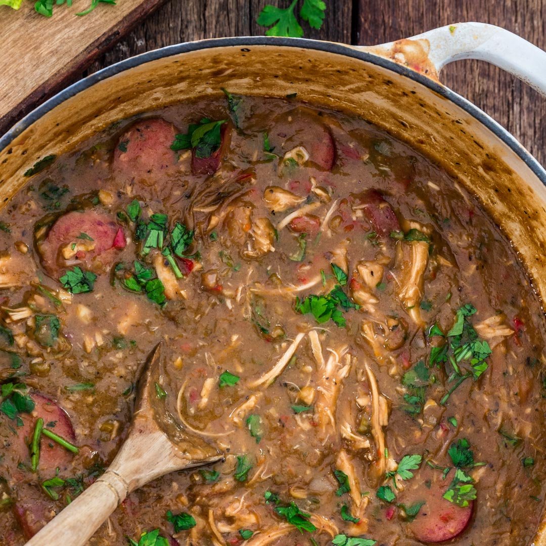 Leftover Turkey Gumbo - Olivia's Cuisine