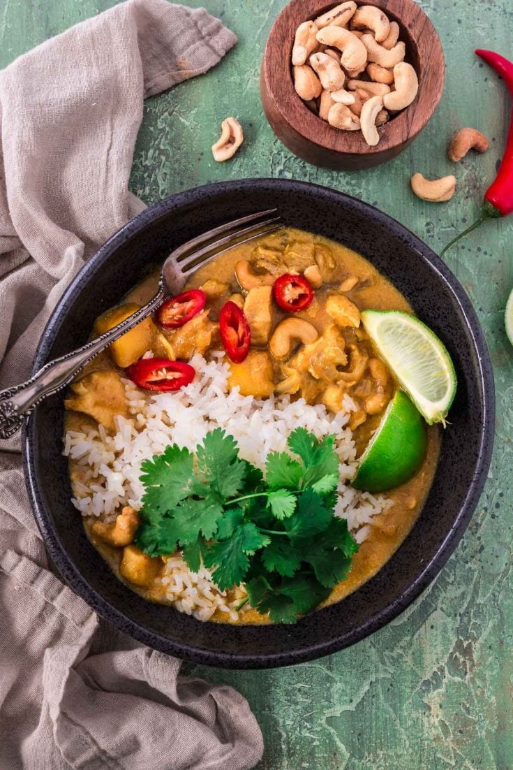 Slow Cooker Chicken Mango Curry - Olivia's Cuisine