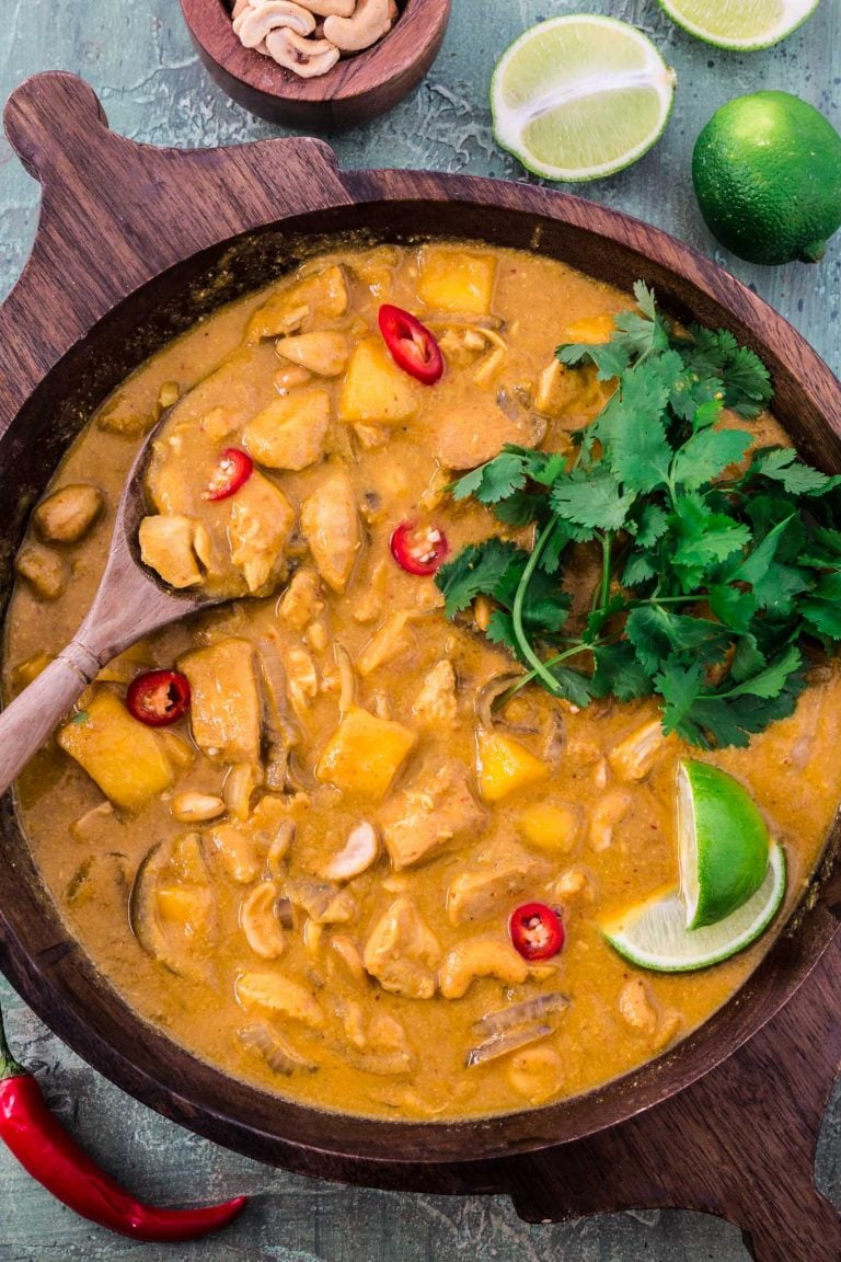 Slow Cooker Chicken Mango Curry - Olivia's Cuisine