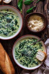 Cream of Spinach Soup - Olivia's Cuisine
