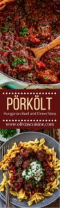 Pörkölt - Hungarian Beef and Onion Stew - Olivia's Cuisine