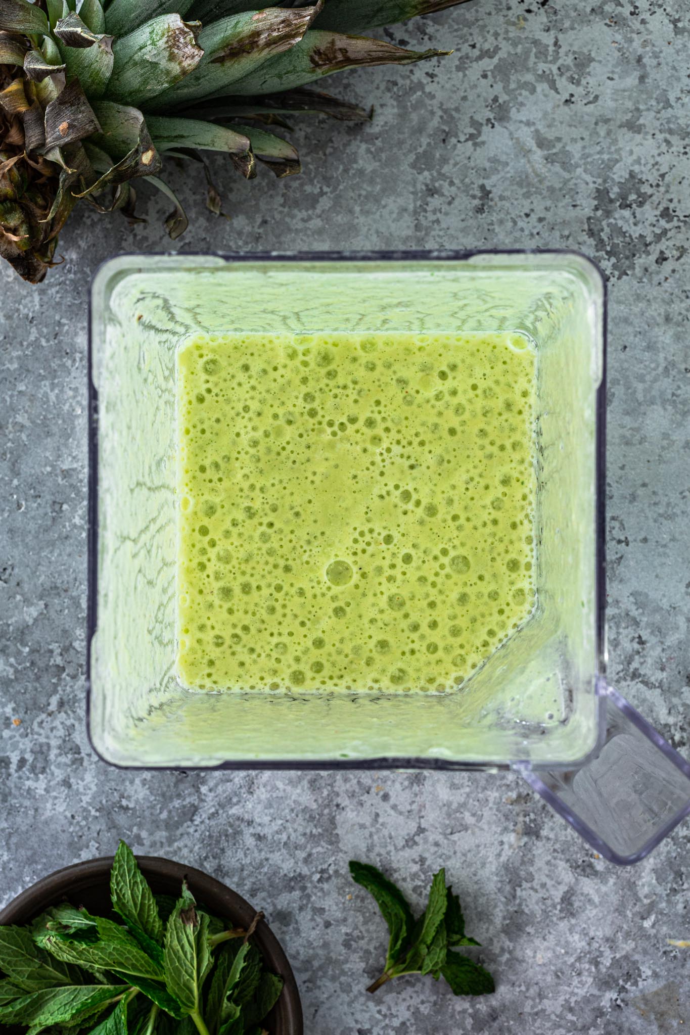 Pineapple Mint Juice - Olivia's Cuisine