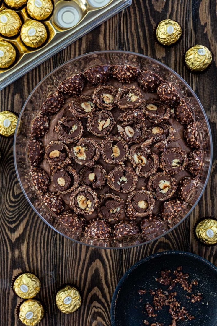 Ferrero Rocher Trifle Dessert Recipe - Olivia's Cuisine