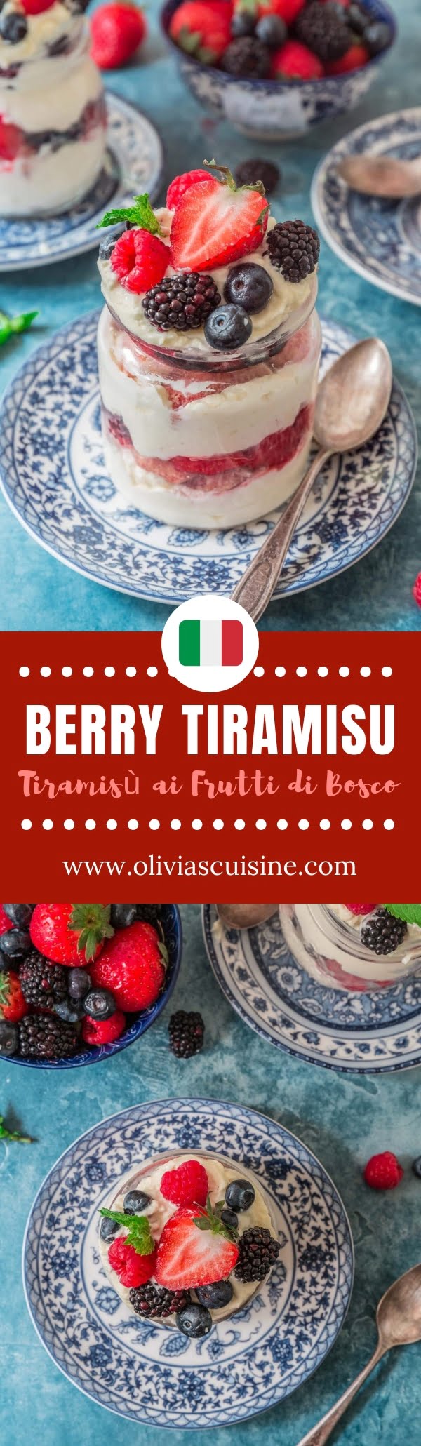 Berry Tiramisu (Tiramisù ai Frutti di Bosco) - Olivia's Cuisine