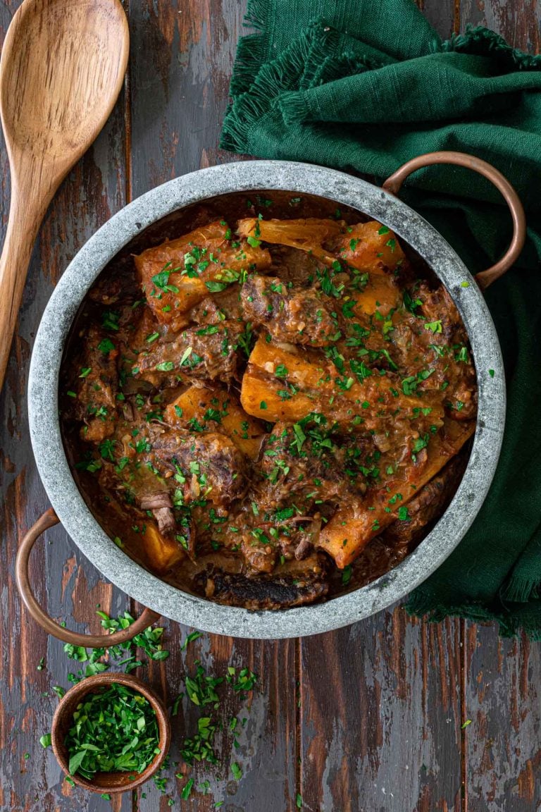 Short Rib Stew with Yuca (Vaca Atolada) - Olivia's Cuisine