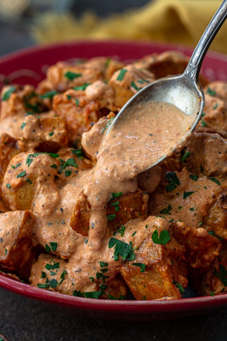 Patatas Bravas Recipe with Tomato Aioli - Olivia's Cuisine