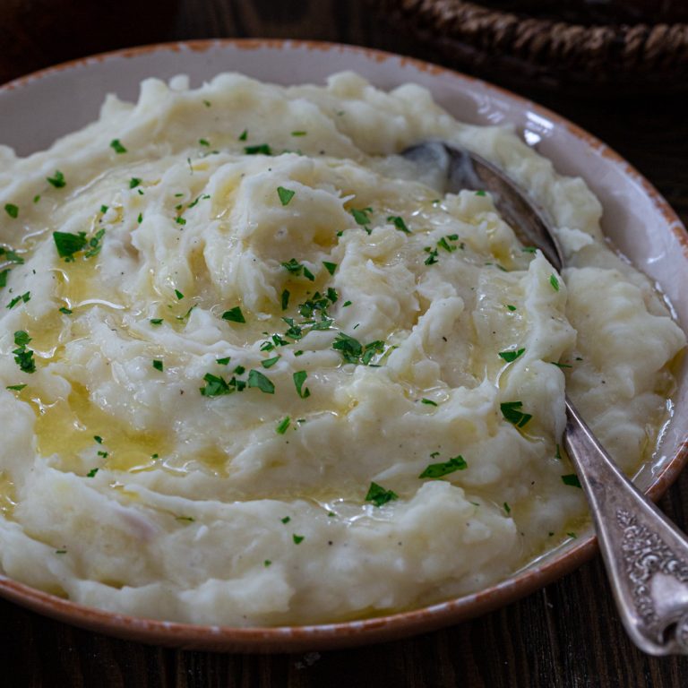 Garlic Yuca Mash - Olivia's Cuisine