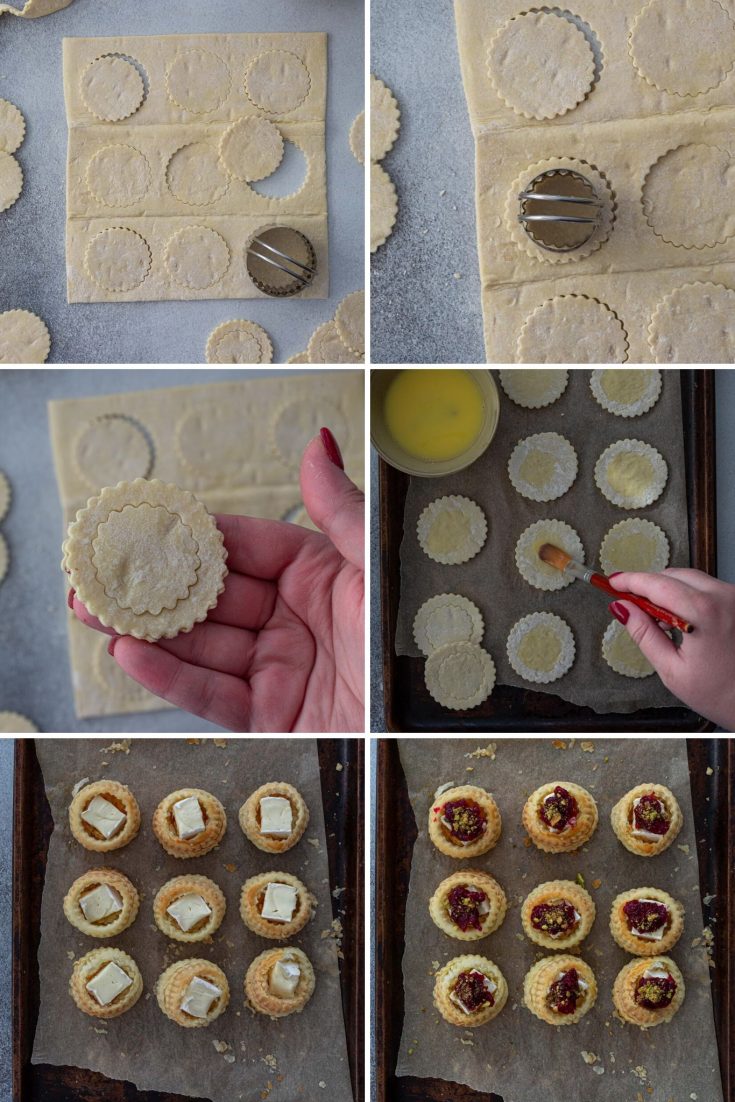 Brie and Cranberry Vol au Vent Appetizers - Olivia's Cuisine