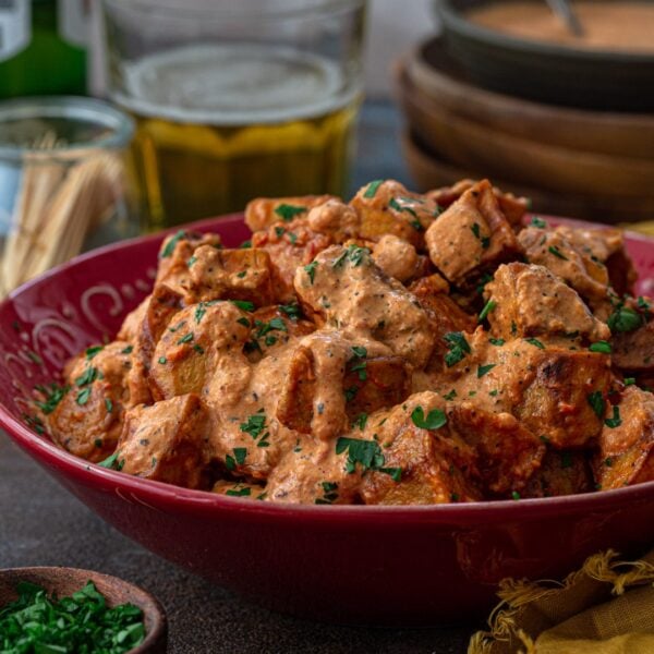 Patatas Bravas Recipe with Tomato Aioli - Olivia's Cuisine