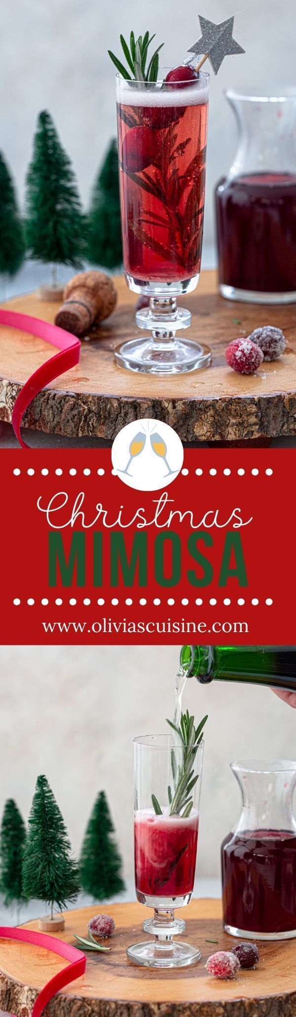 Christmas Mimosa Recipe - Olivia's Cuisine