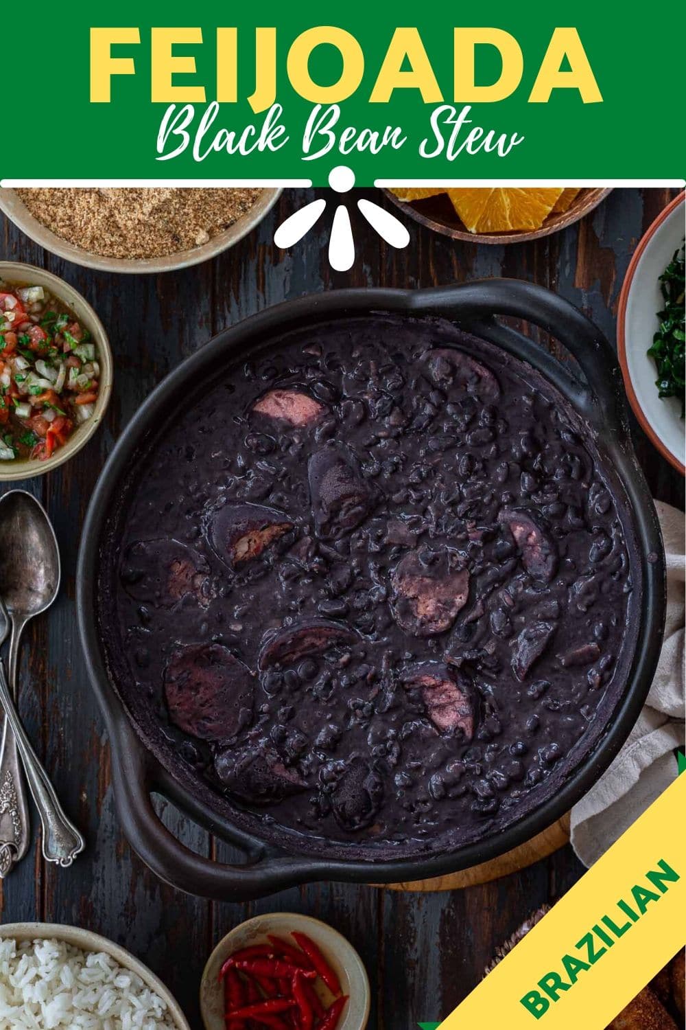 Feijoada (Brazilian Black Bean Stew) - Olivia's Cuisine