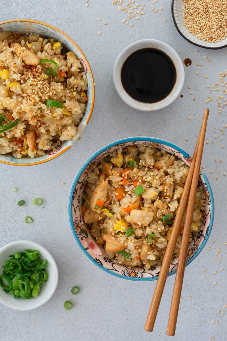 Chicken Fried Rice Recipe (Teppanyaki-Style) - Olivia's Cuisine