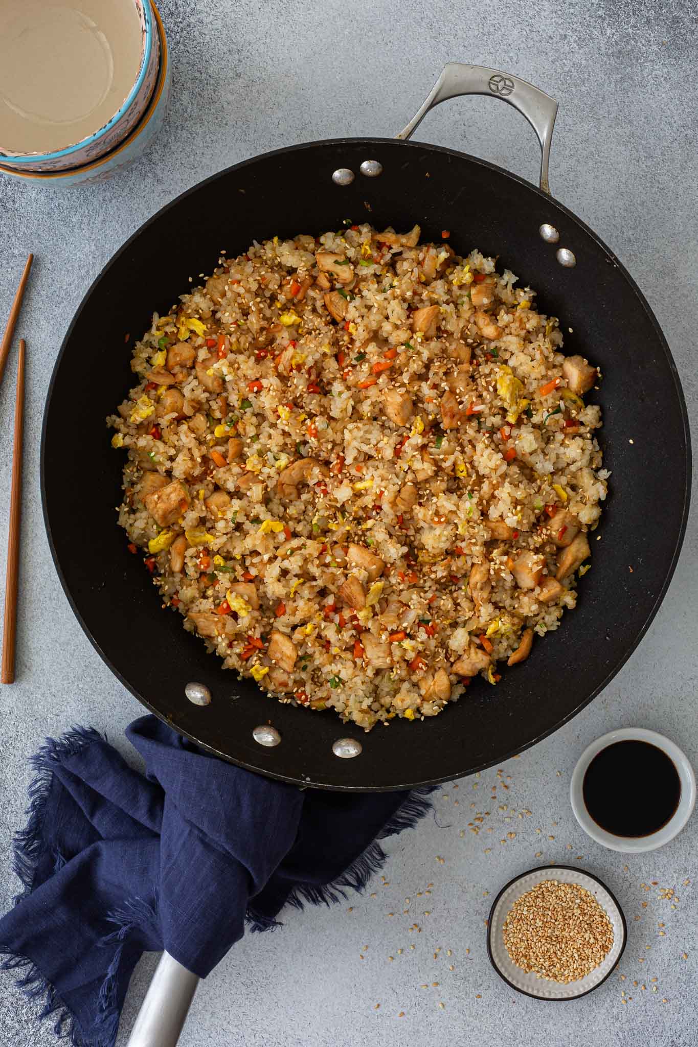 Chicken Fried Rice Recipe (Teppanyaki-Style) - Olivia's Cuisine