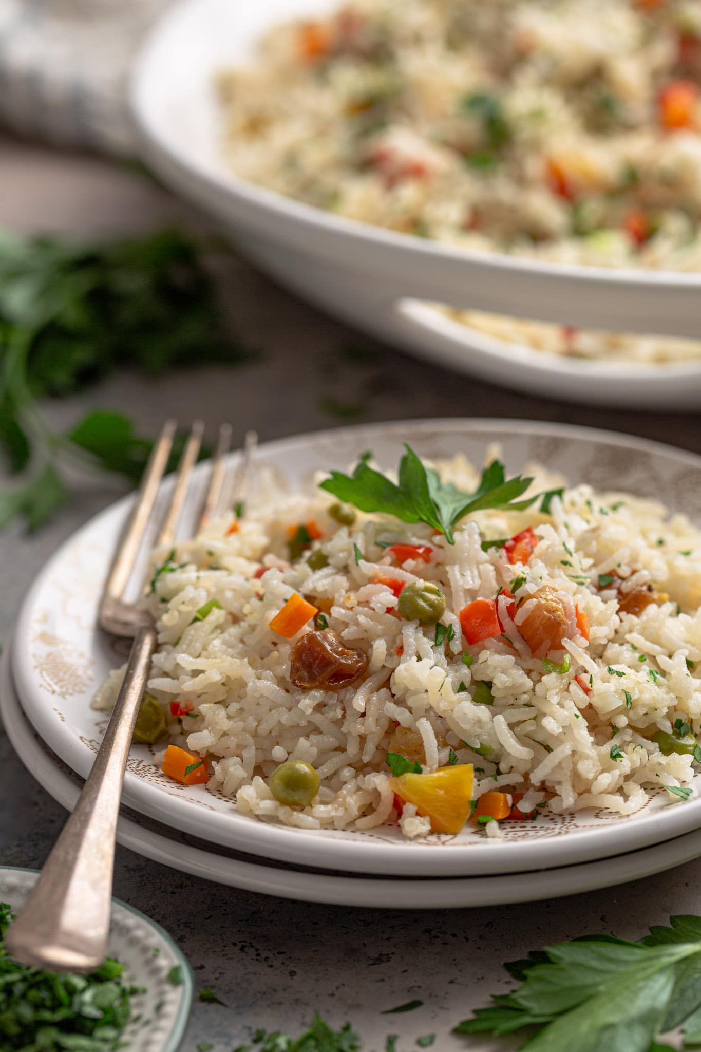Arroz a Grega (Brazilian Greek Rice Pilaf) - Olivia's Cuisine