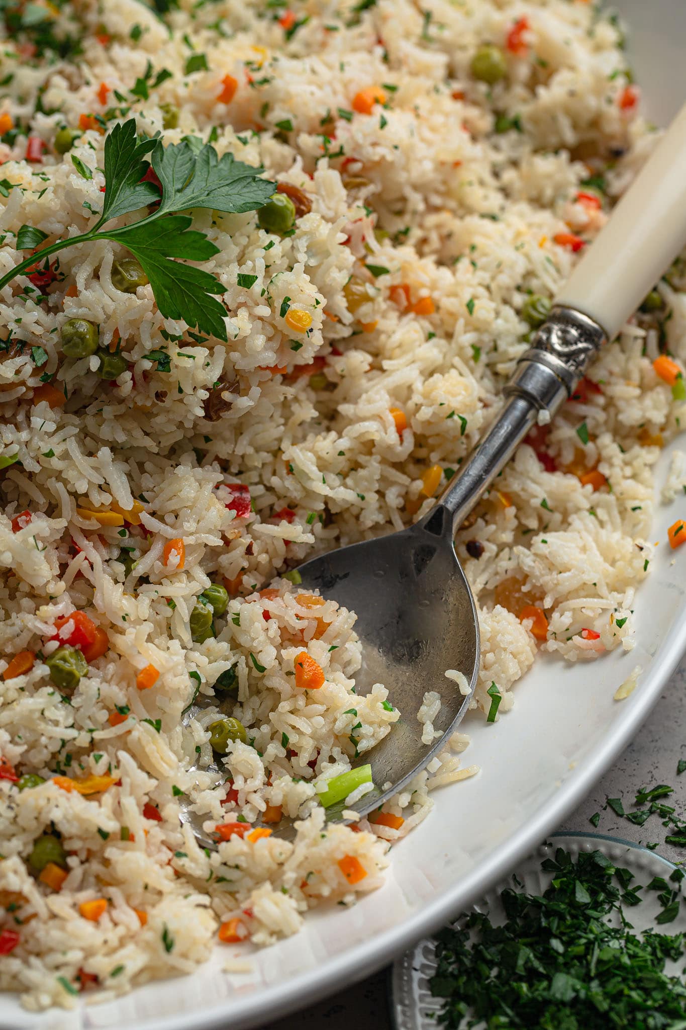 Arroz a Grega (Brazilian Greek Rice Pilaf) - Olivia's Cuisine
