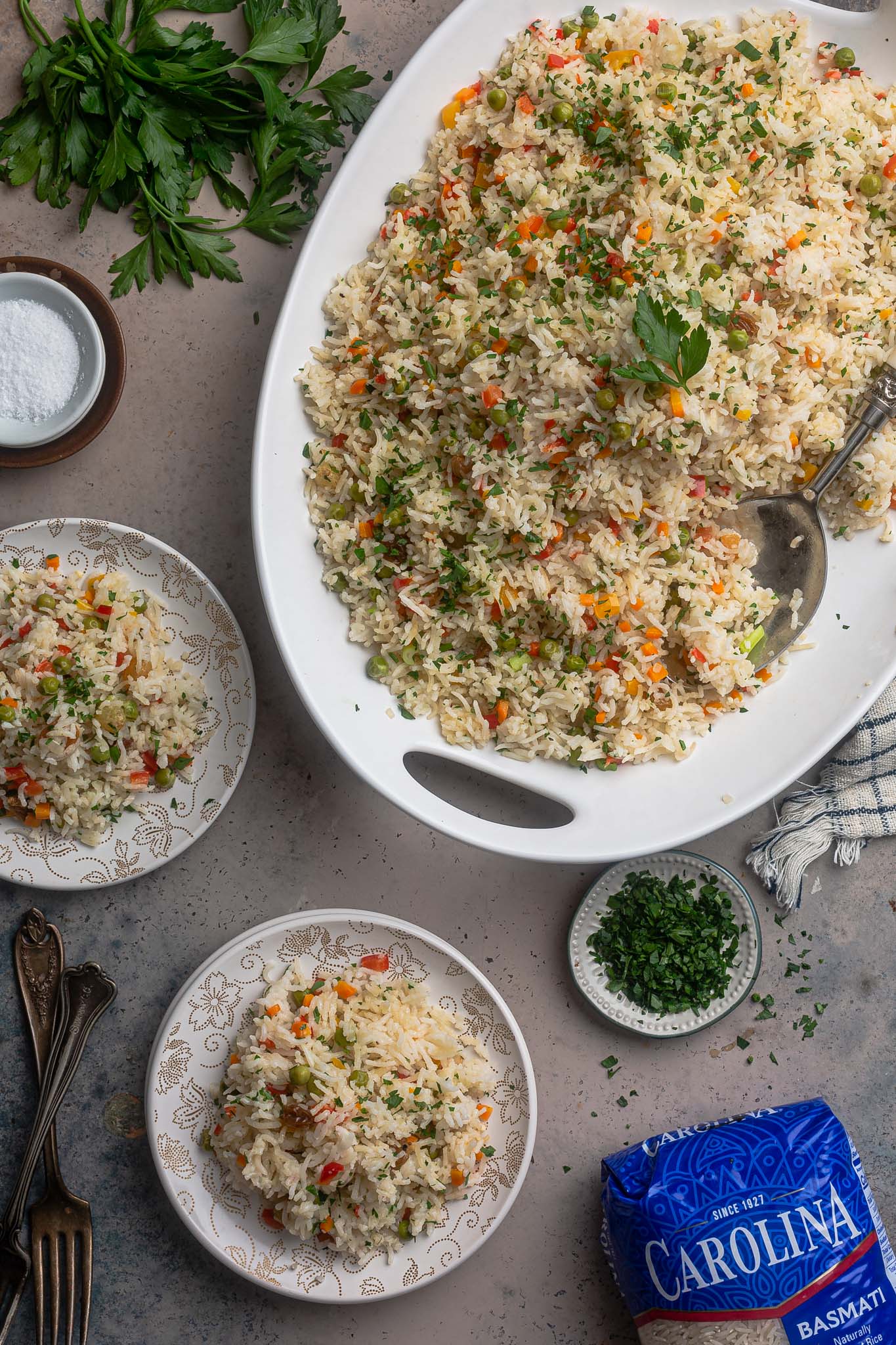 Arroz a Grega (Brazilian Greek Rice Pilaf) - Olivia's Cuisine