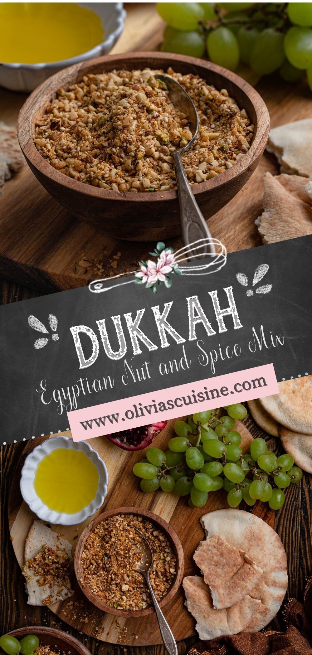Dukkah (Egyptian Nut and Spice Mix) - Olivia's Cuisine