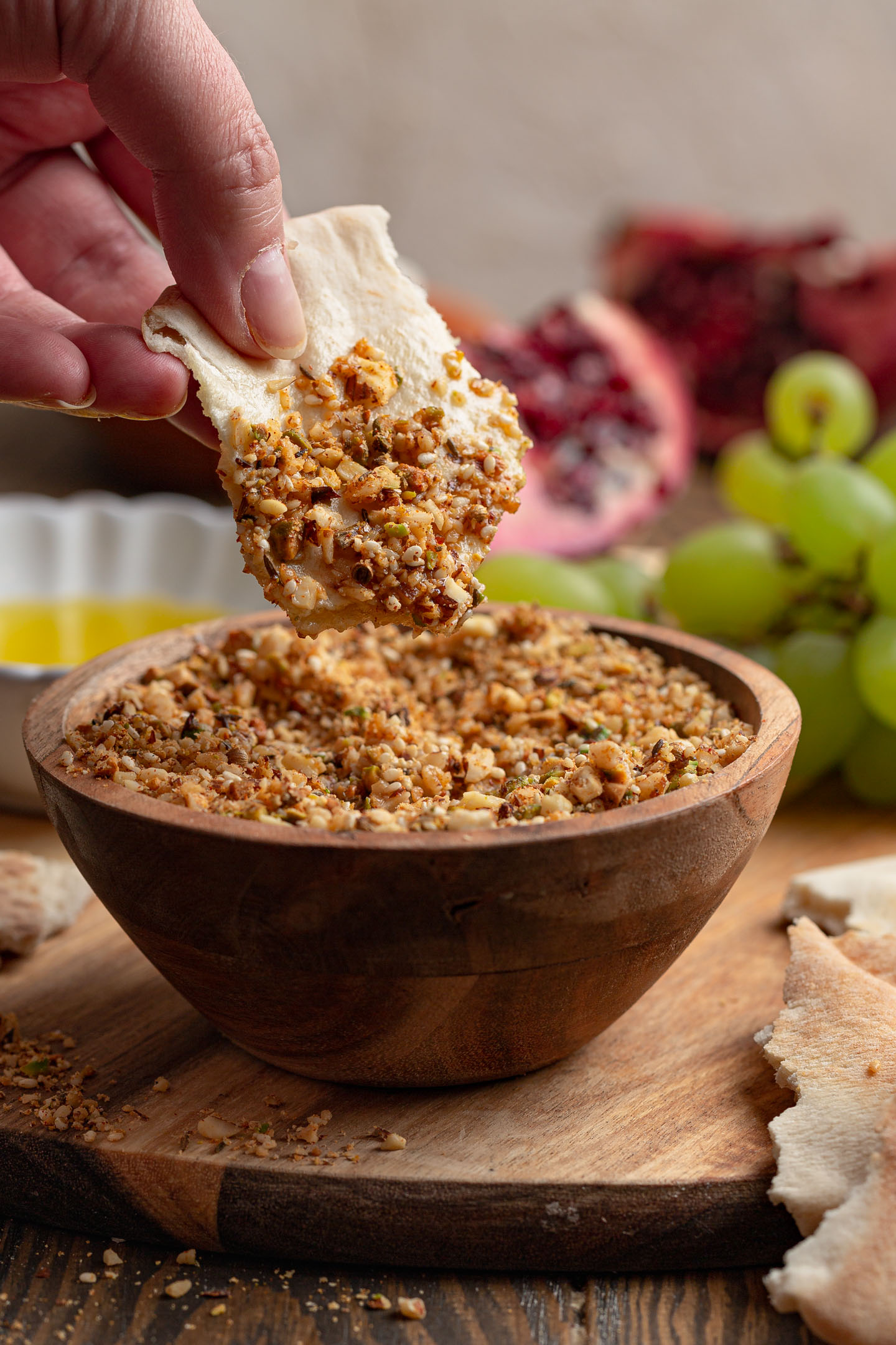 Dukkah (Egyptian Nut and Spice Mix) - Olivia's Cuisine