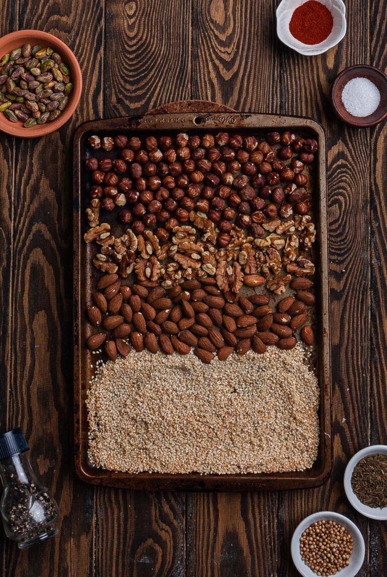 Dukkah (Egyptian Nut and Spice Mix) - Olivia's Cuisine