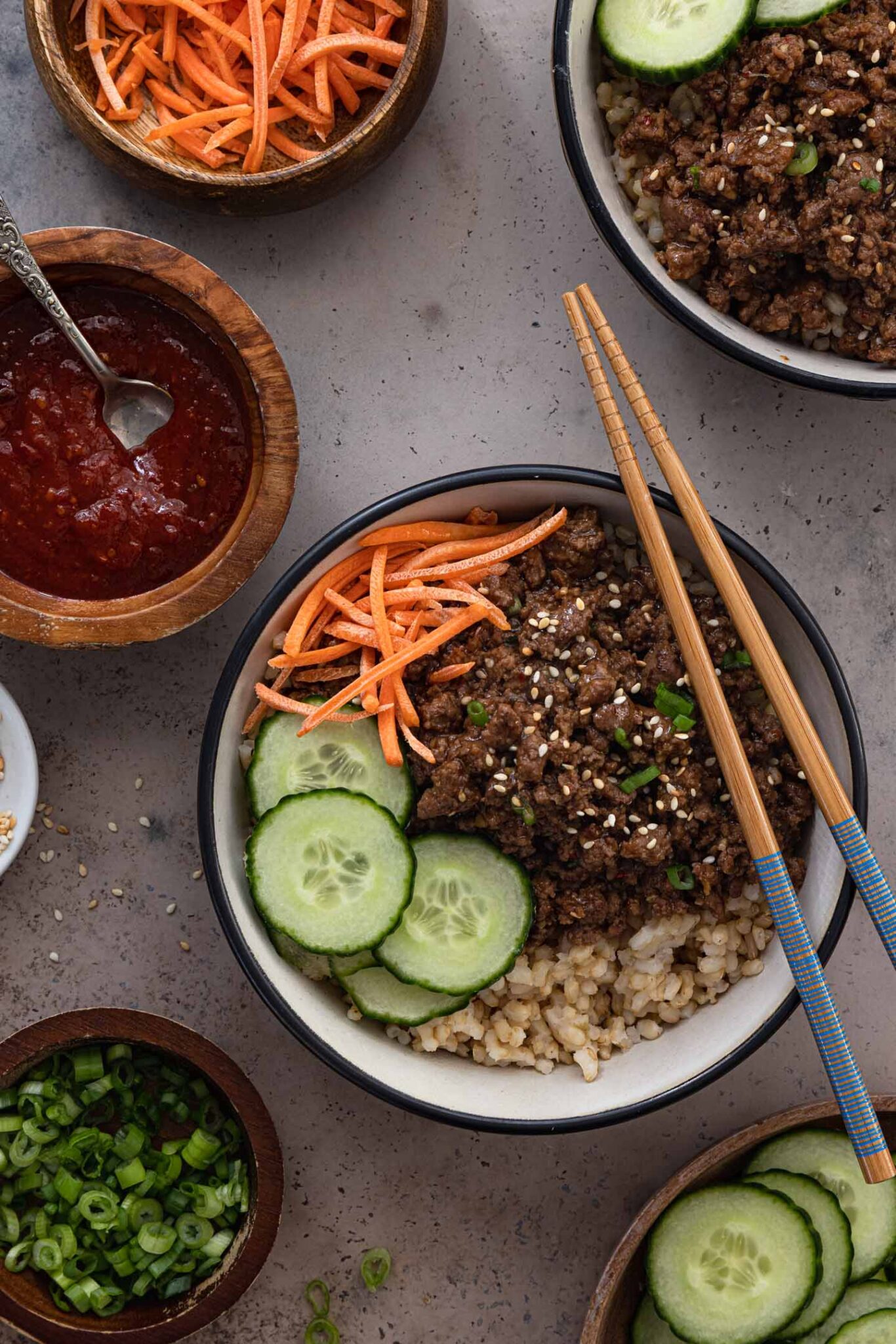 Korean Beef Bowls (Quick and Easy) - Olivia's Cuisine