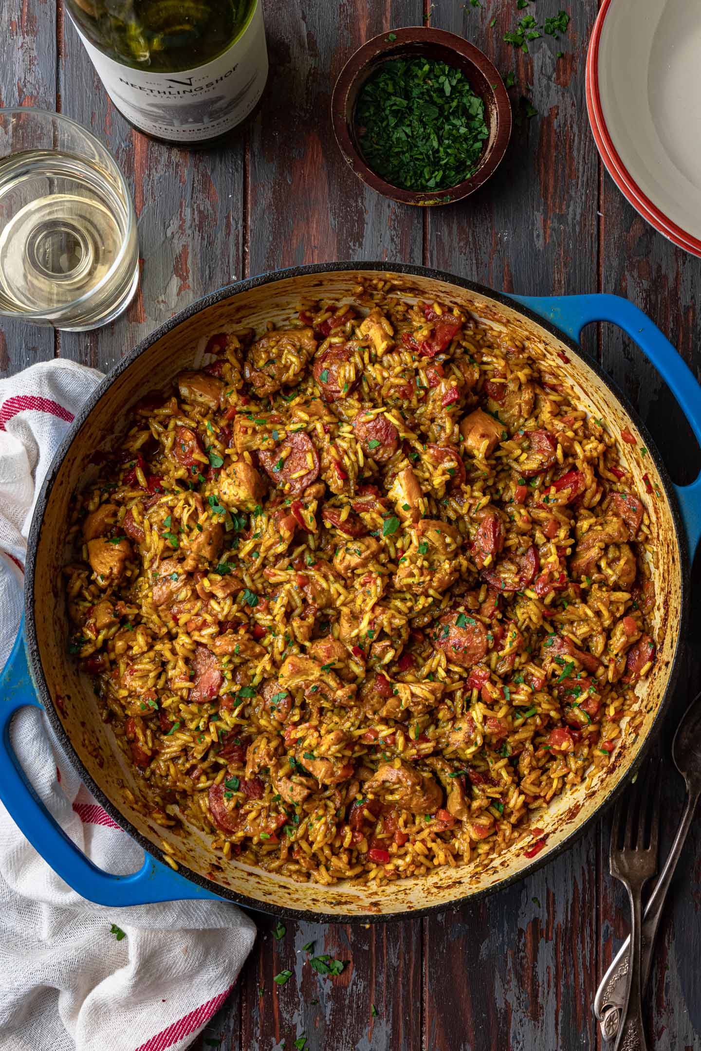 Galinhada (Brazilian Chicken and Rice) - Olivia's Cuisine