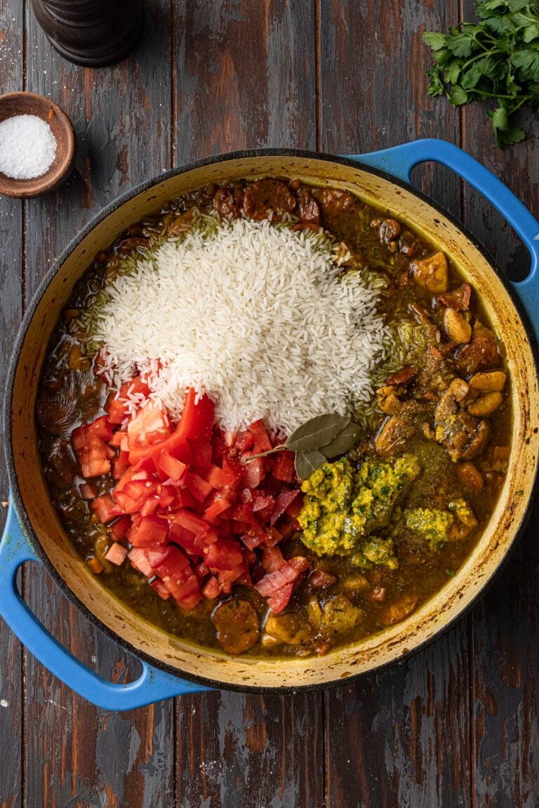 Galinhada (Brazilian Chicken and Rice) - Olivia's Cuisine