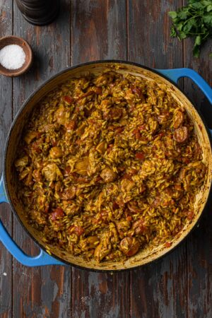 Galinhada (Brazilian Chicken and Rice) - Olivia's Cuisine