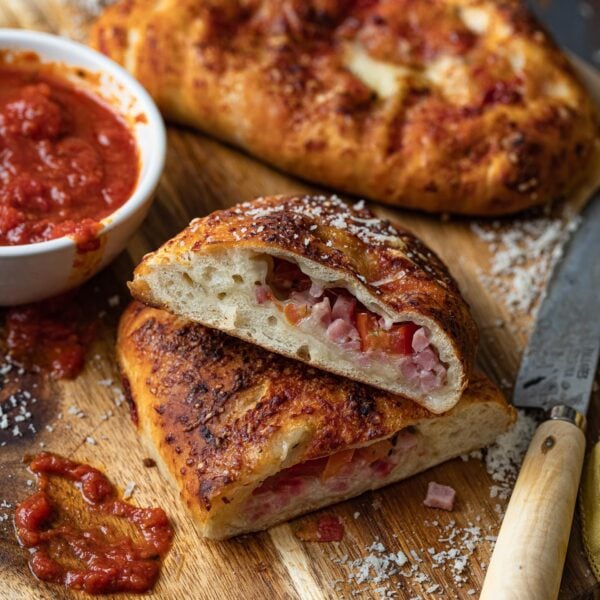 Ham and Cheese Calzone Recipe - Olivia's Cuisine