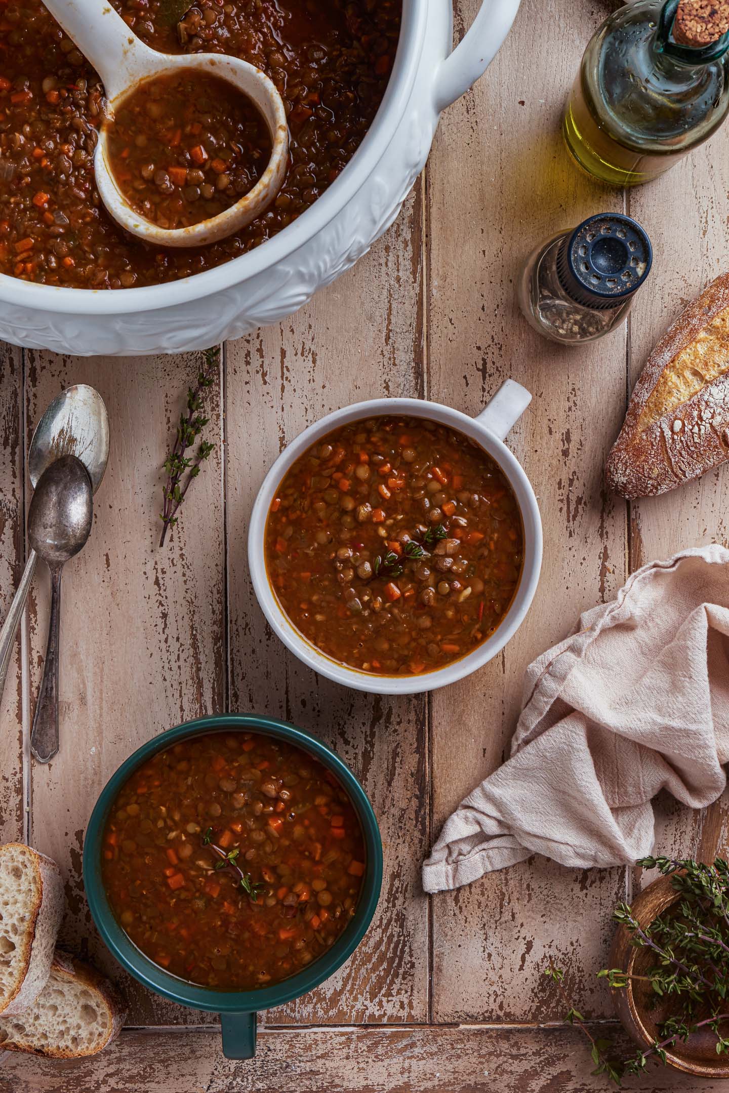 French Lentil Soup Recipe - Olivia's Cuisine