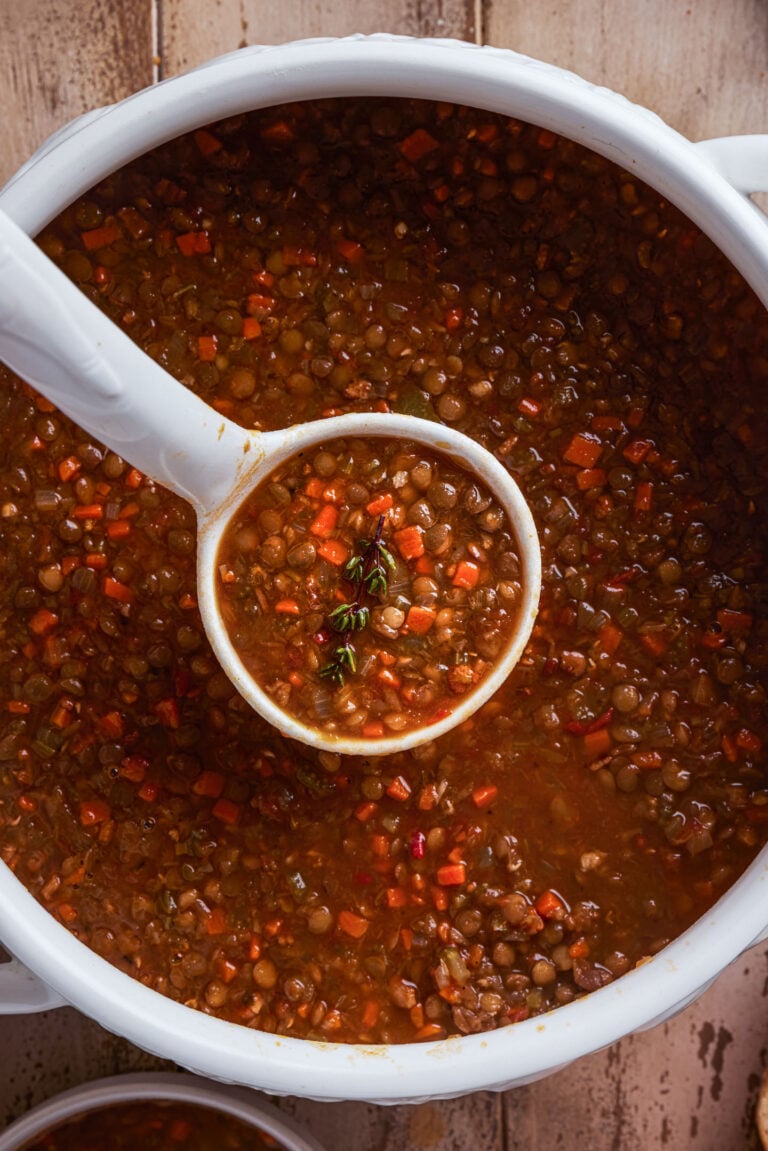 French Lentil Soup Recipe - Olivia's Cuisine
